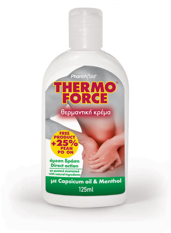 Thermo Force Cream Capsicum Oil & Menthol 125ml - Pharmaid